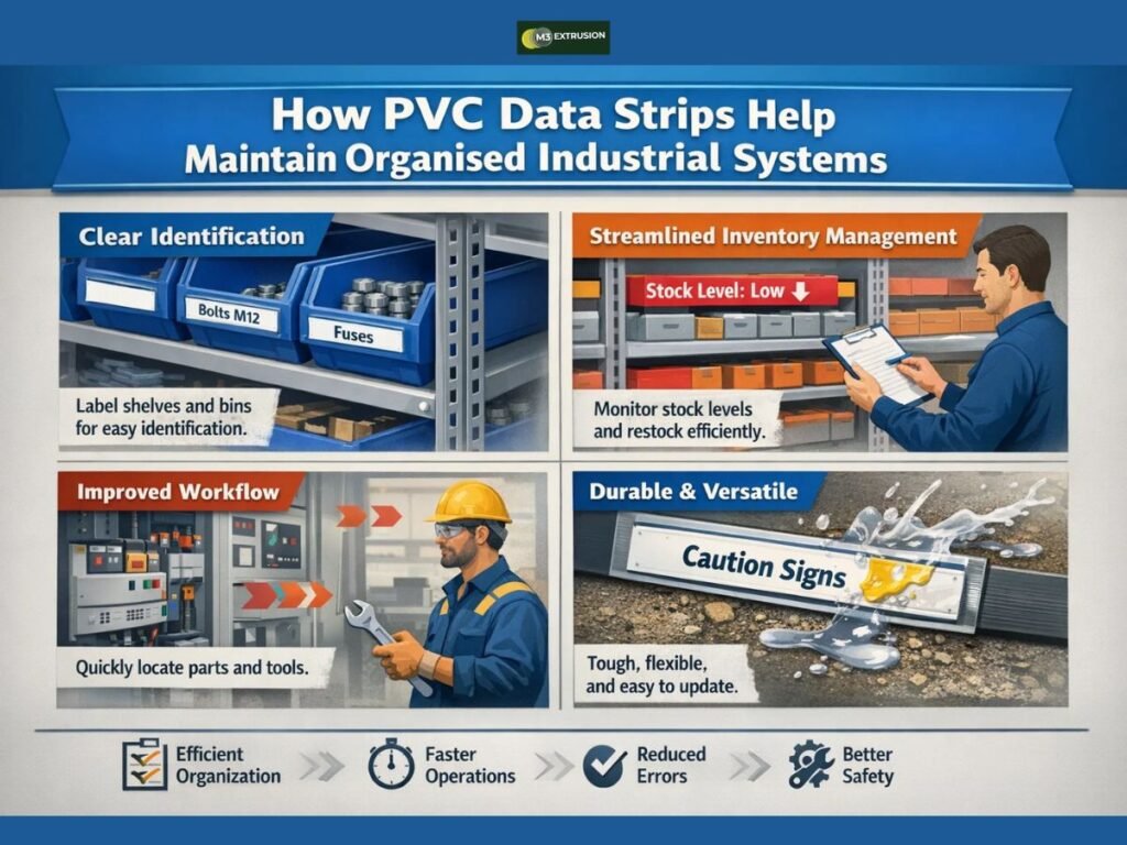 PVC Data Strips for Organised and Safe Industrial Systems.