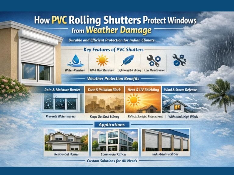 How PVC Rolling Shutters Protect Windows from Weather Damage